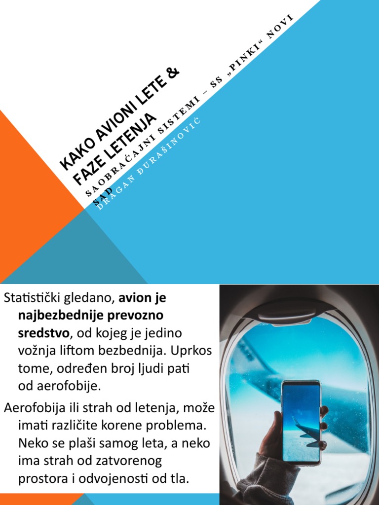Kako Avioni Lete & Faze Letenja | PDF