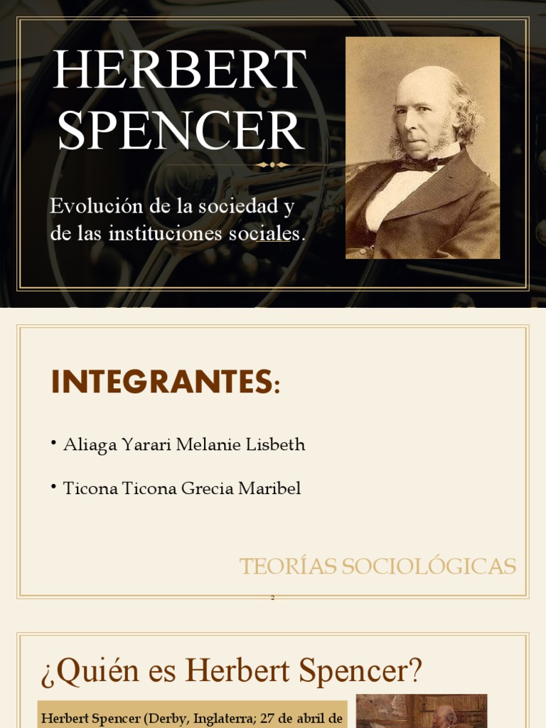 Herbert Spencer | PDF | Sociedad | Evolución