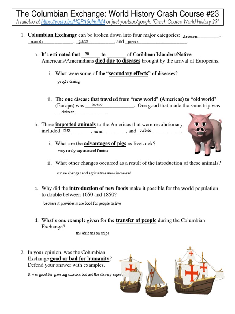 Columbian Exchange Overview and Impact | PDF