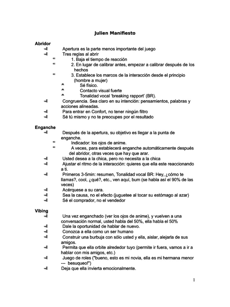 RSD Julien Manifiesto | PDF