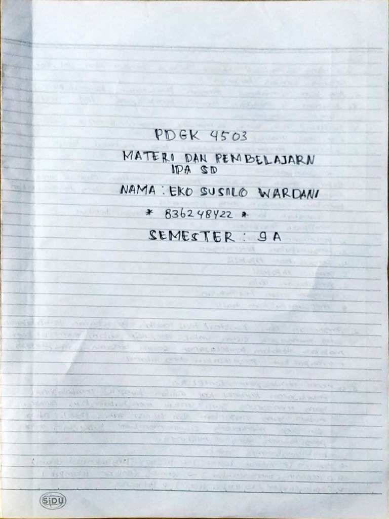 Eko Susilo Wardani 836248422 | PDF