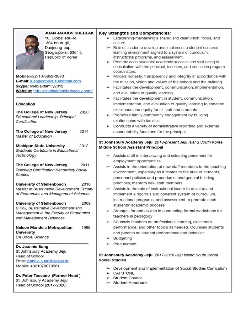 Juan Resume 2021 - 22 | PDF | Mentorship | Teachers
