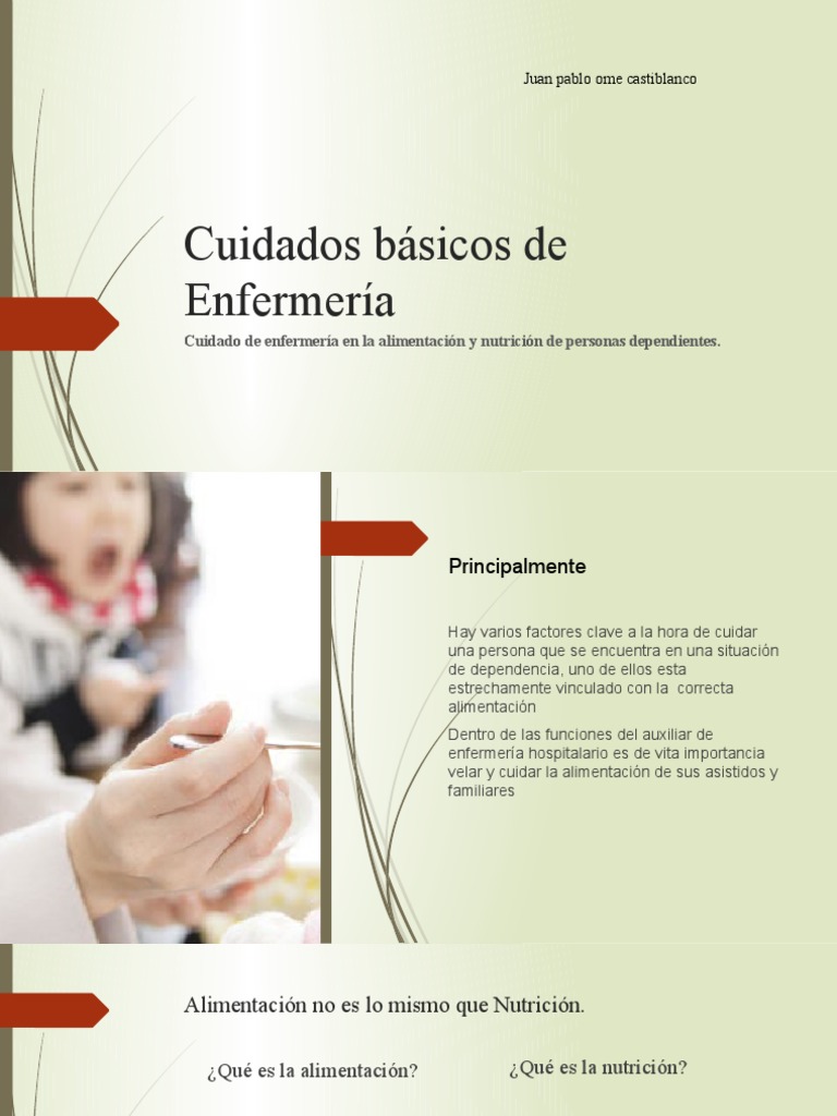 Cuidados Básicos de Enfermería | PDF | Nutrición | Dieta y nutrición