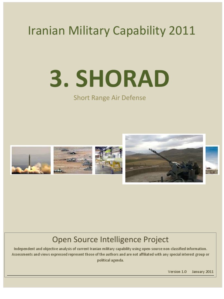 Iranian Military Capability 2011: An Analysis of Iran's Short Range Air ...