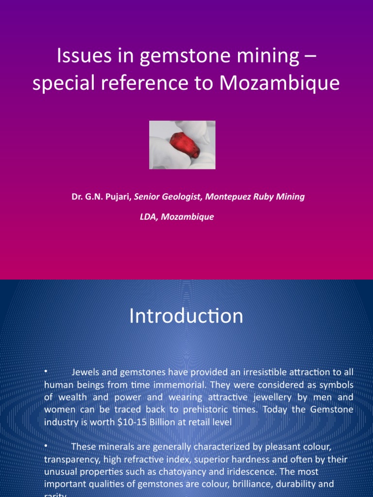 Seminar Odisha Gemstone | PDF | Gemstone | Mining