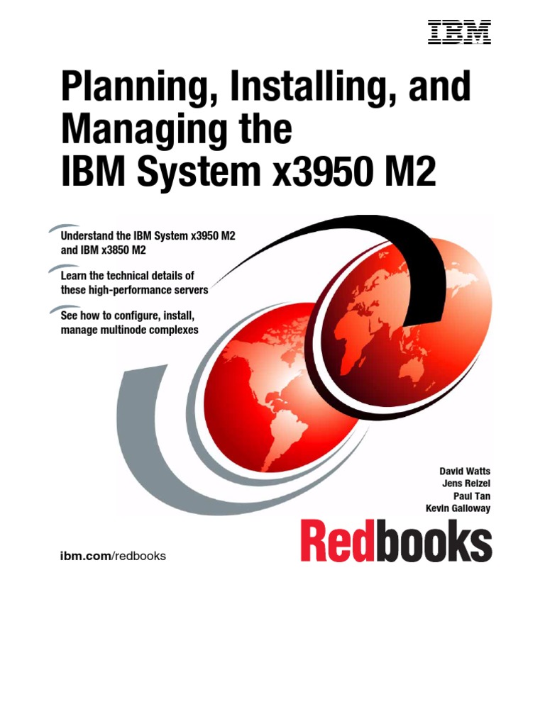 Planning, Installing, and Managing The IBM System x3950 M2 | PDF ...