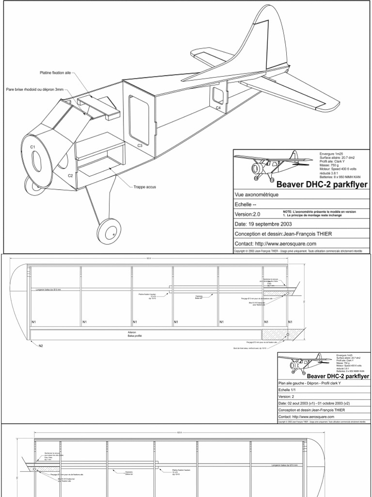 Beaver dhc-2 Plan and Parts | PDF