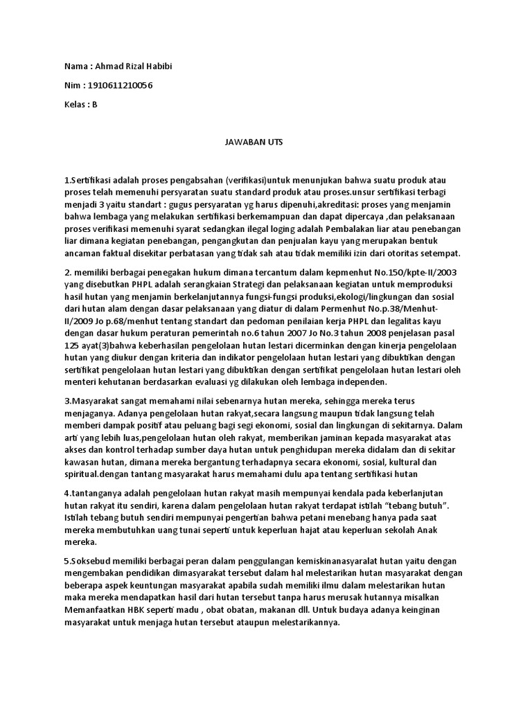 Ahmad Rizal Habibi (1910611210056) | PDF