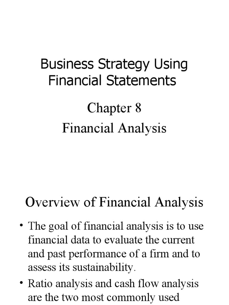 Chapter 8 - Financial Analysis | PDF | Equity (Finance) | Financial Ratio