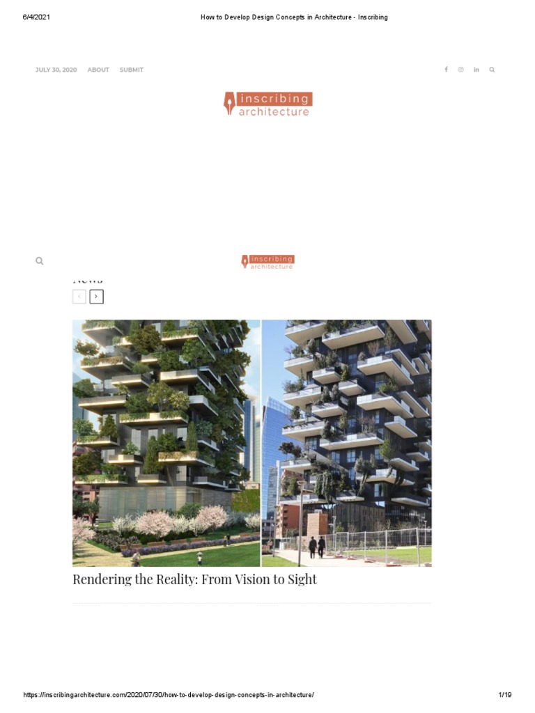 How To Develop Design Concepts in Architecture - Inscribing | PDF ...