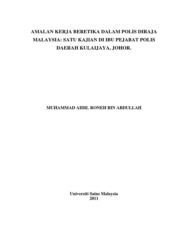 Muhammad Aidil Roneh Abdullah | PDF | Seni