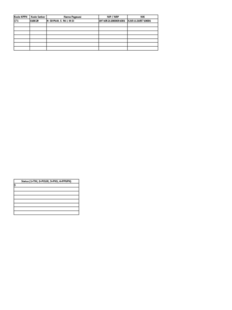 Form Pendaftaran Email Sakti | PDF