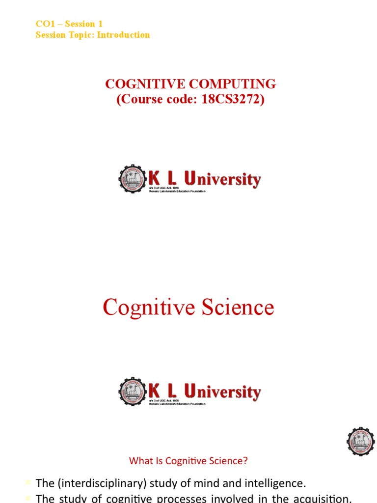 Cognitive Science Course Overview | PDF | Cognitive Psychology | Mind