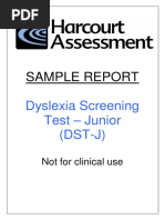 Pearson Dyslexia Screening Tests Overview | PDF | Dyslexia | Applied ...