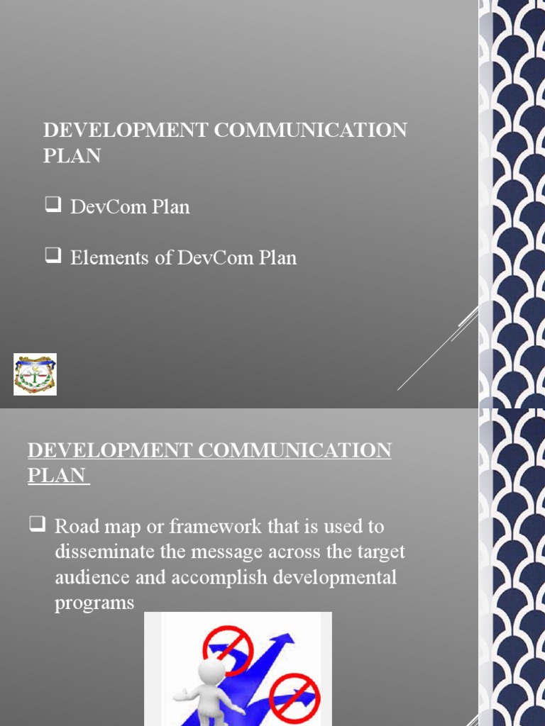 Development Communication Plan: Devcom Plan Elements of Devcom Plan ...