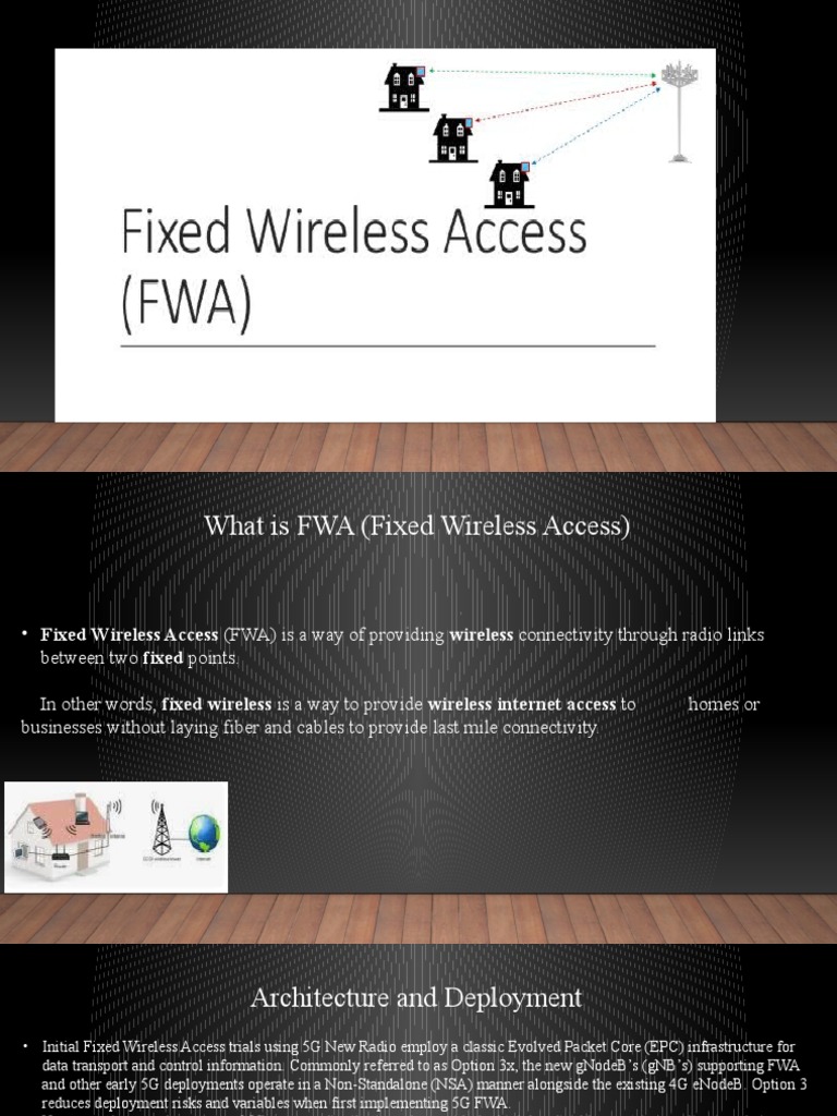 FWA - Fixed Wireless Access | PDF | Internet Access | Radio Spectrum