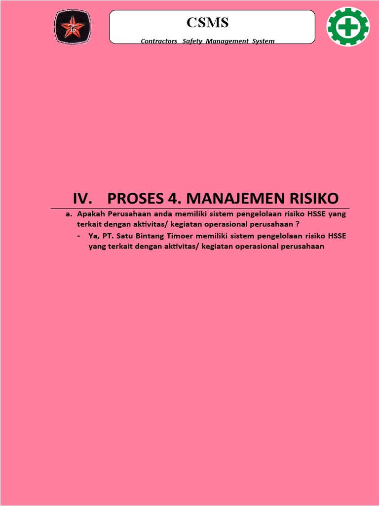 Sekat CSMS 4 | PDF | Bisnis