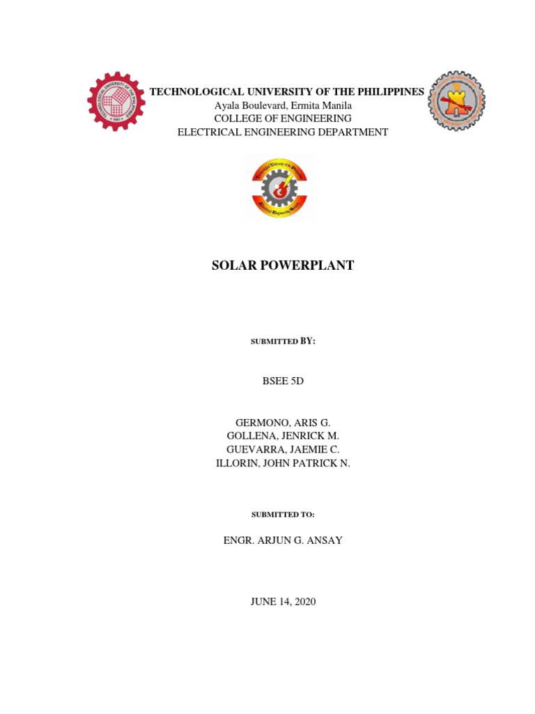Solar Power Plant Design Overview | PDF | Solar Power | Photovoltaics