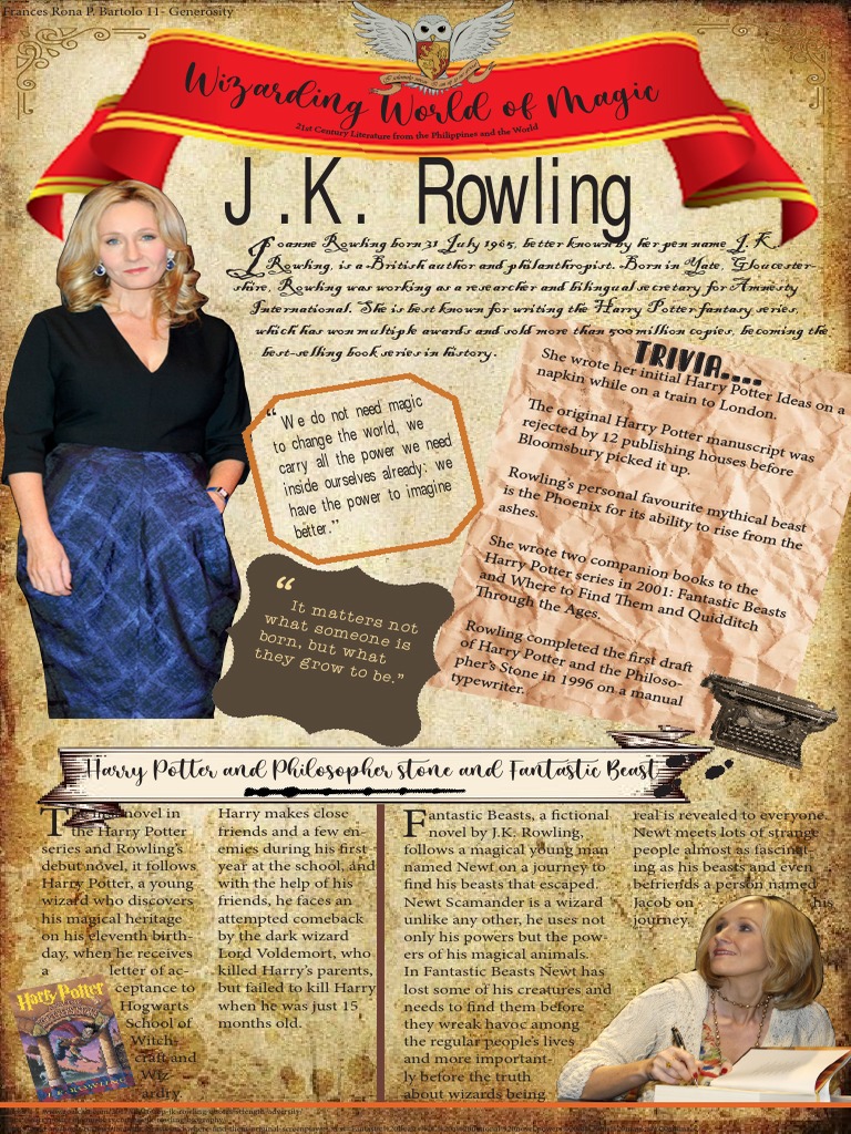 J.K. Rowling | PDF | Harry Potter | Contemporary Fantasy Novels