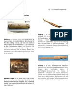 Philippine Indigenous Instruments | PDF | String Instruments | Gaiaphones