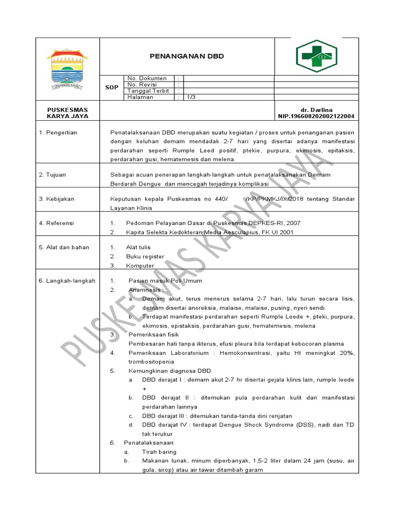 Penanganan DBD | PDF