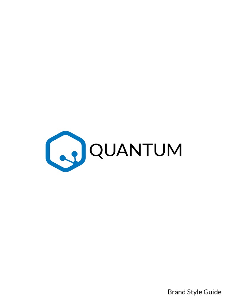 Quantum: Brand Style Guide | PDF | Cryptocurrency | Brand