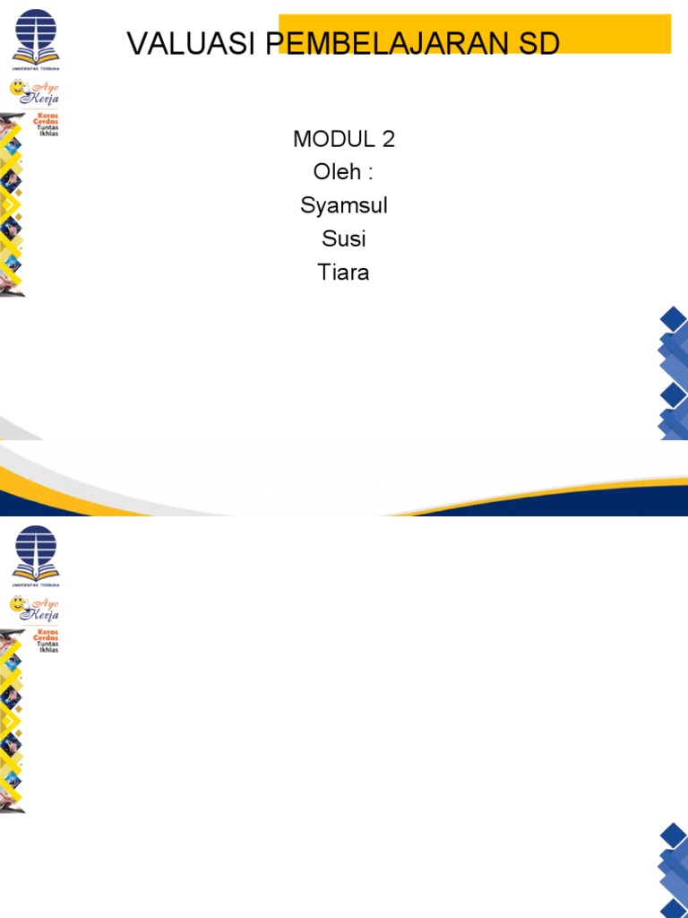 Cover PPT Universitas Terbuka | PDF