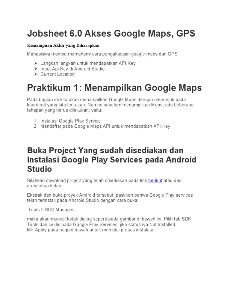 Menampilkan G. Maps | PDF