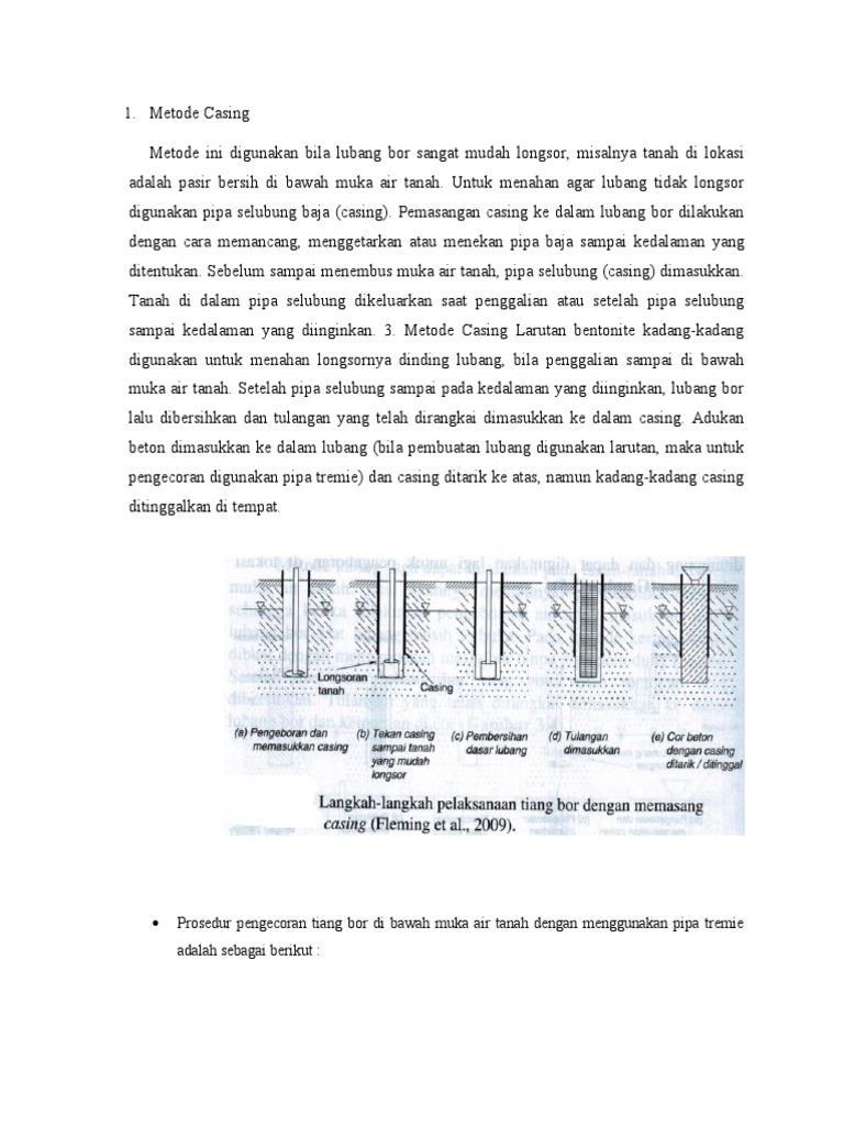 Metode Casing | PDF