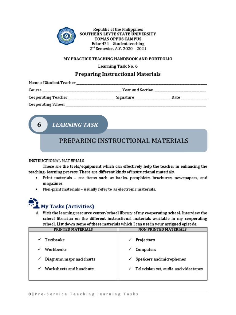 Learning Task 6 | PDF | Information And Communications Technology ...