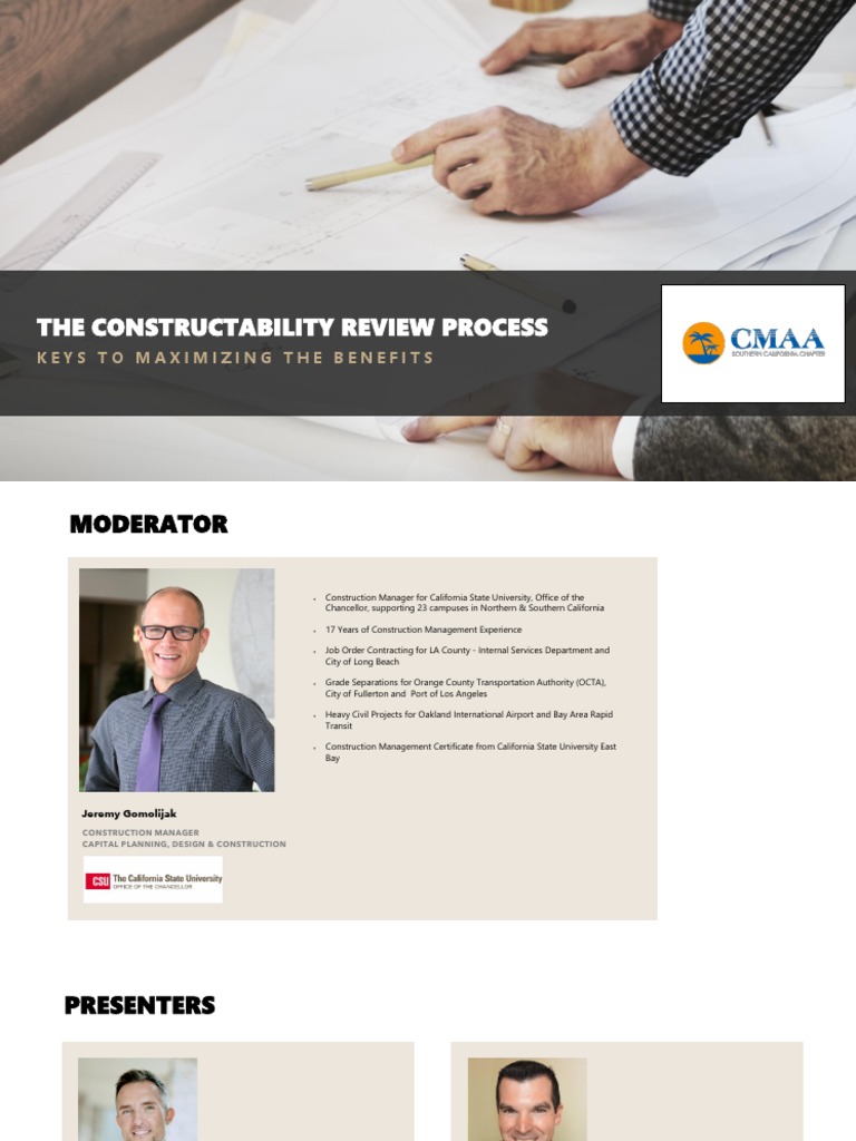 The Constructability Review Process: Keys To Maximizing The Benefits ...