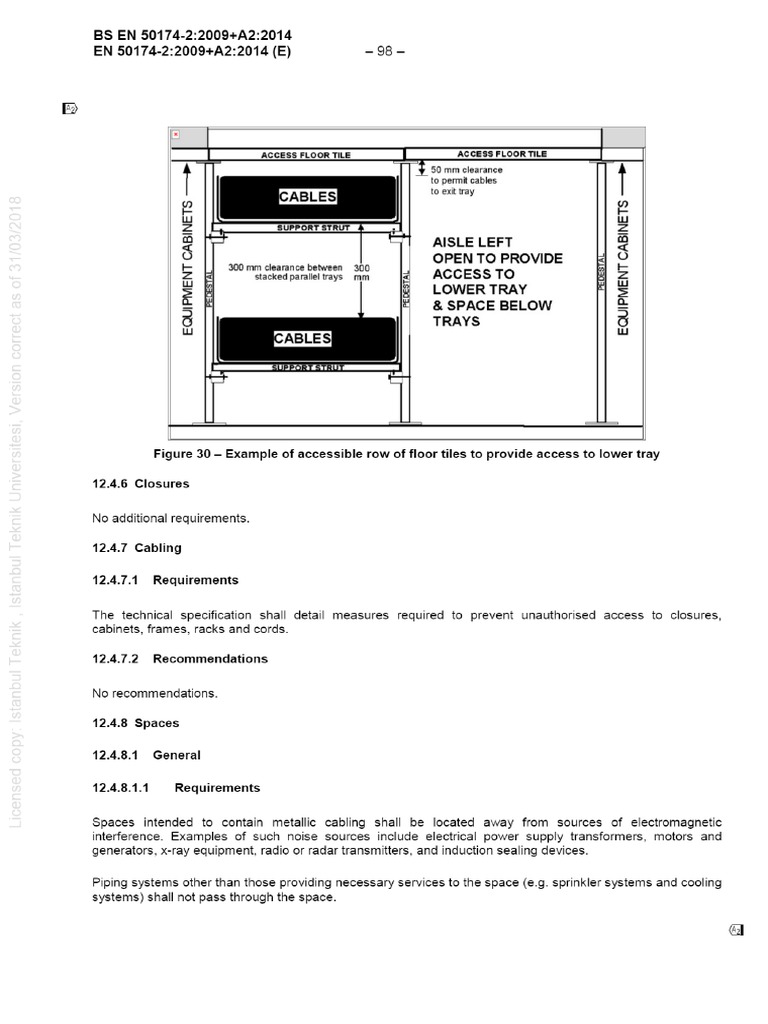 BS EN 50174-2 - Information Technology - Cabling Installation Part 2 ...