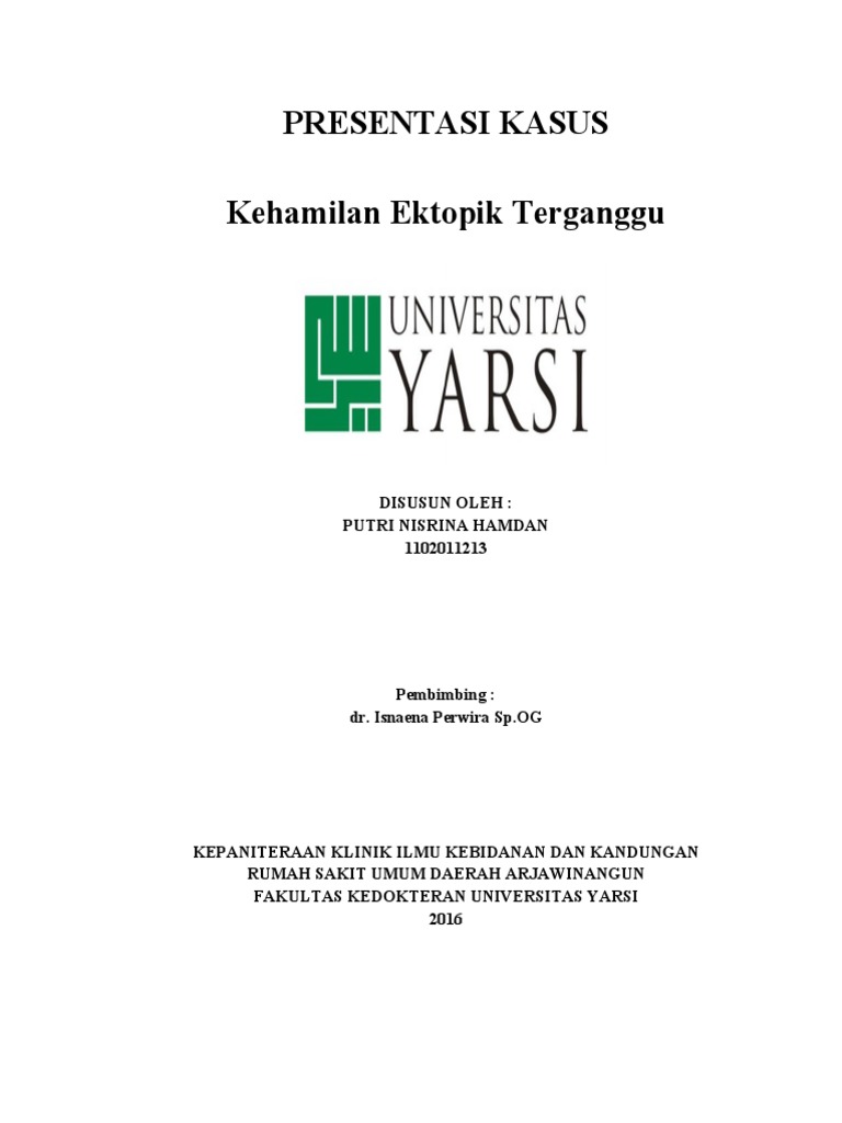 Ket Cover Referat | PDF