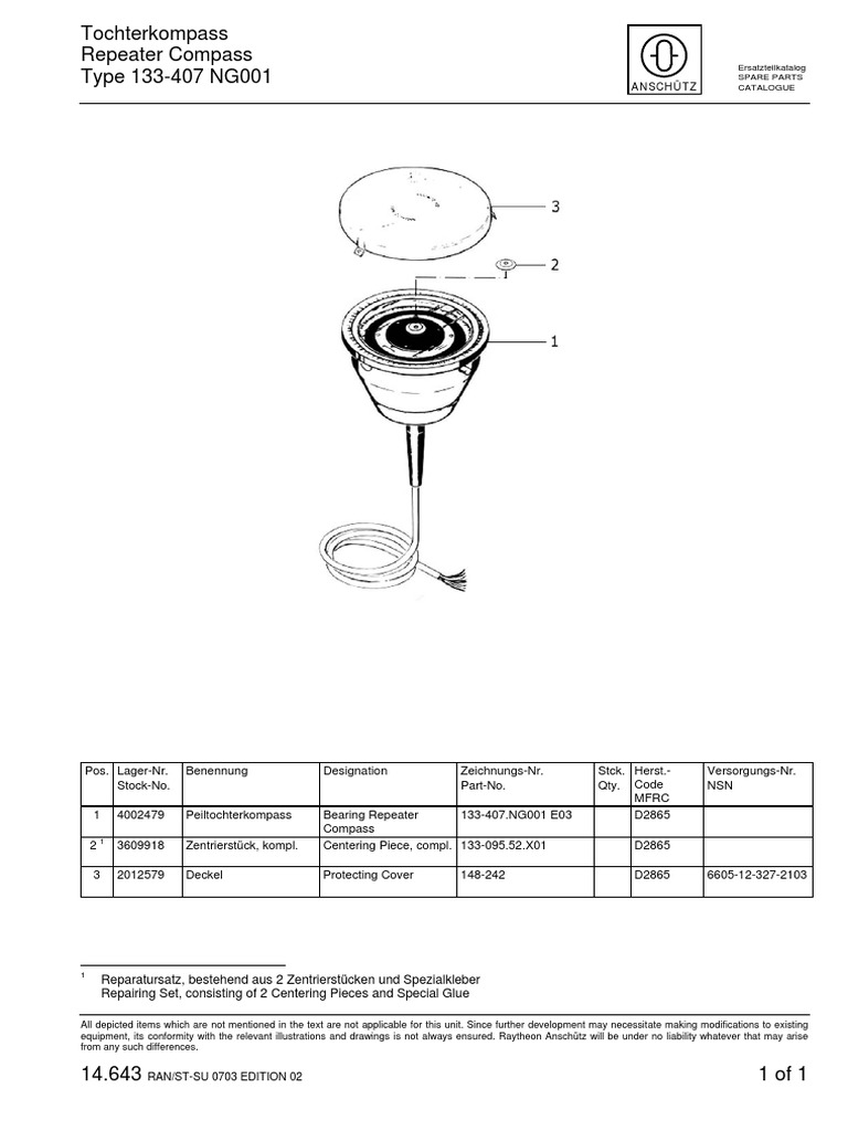 Anschutz Gyro Compass Repeater | PDF