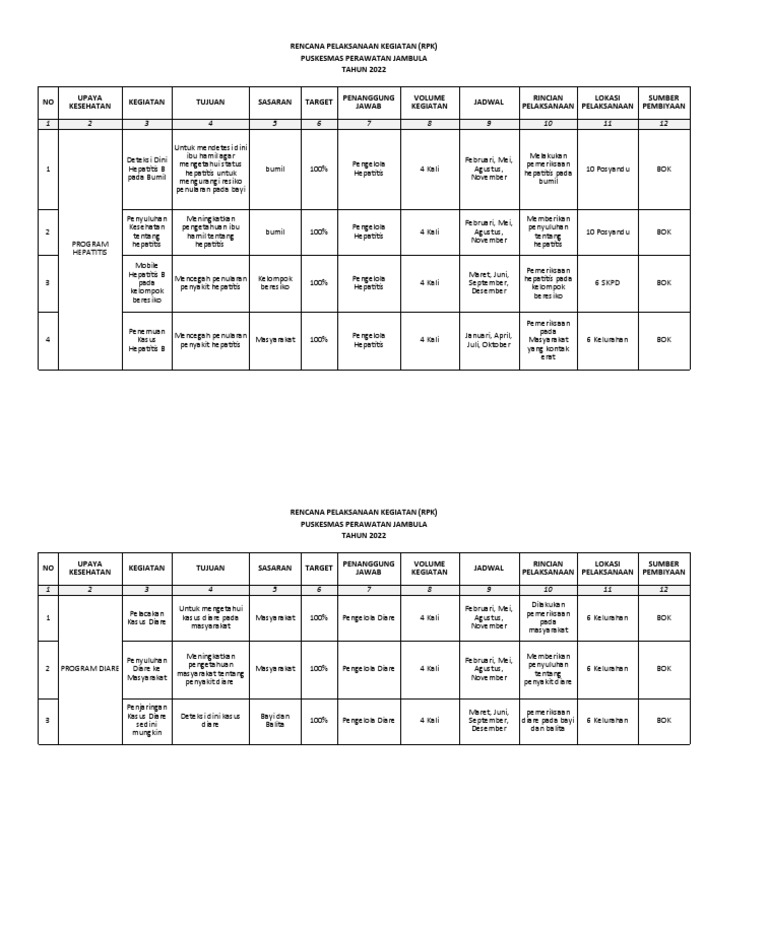 RPK Hepatitis Diare | PDF