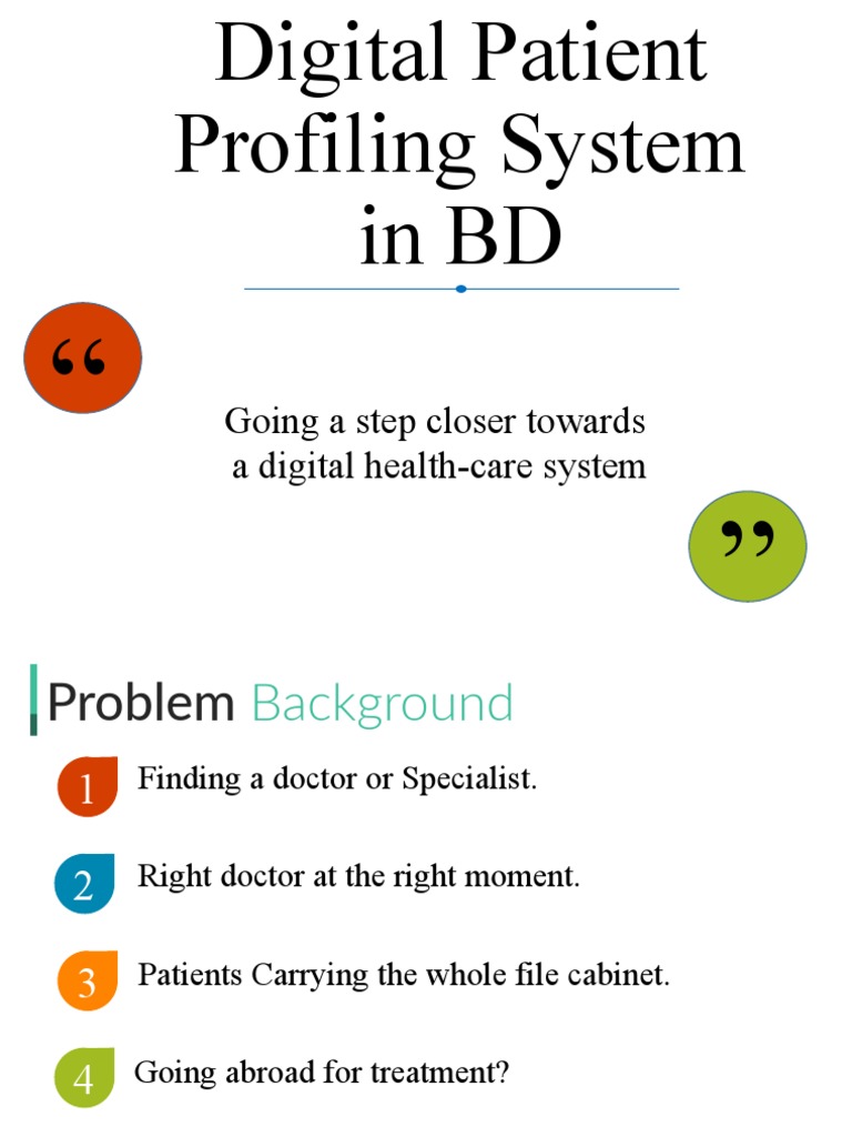 Digital Patient Profiling System | PDF | Physician | Patient