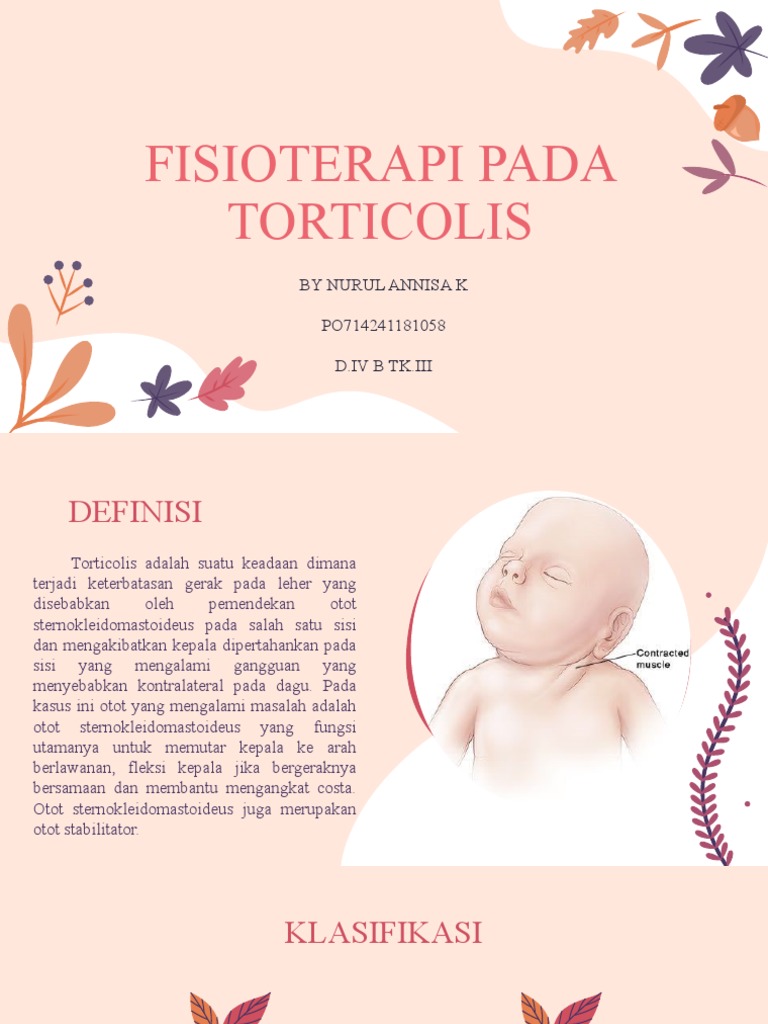 Fisioterapi untuk Tortikolis Bayi | PDF | Sains & Matematika