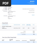 Zoom Invoice | PDF | Invoice | Receipt