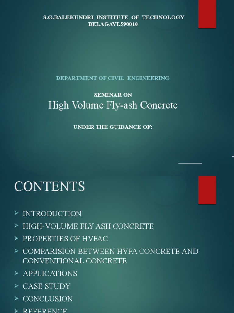 High Volume Fly-Ash Concrete | PDF | Fly Ash | Concrete