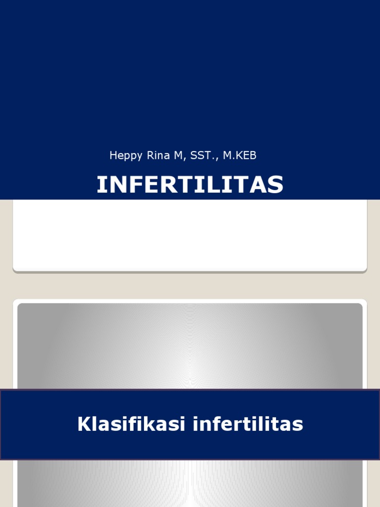Infertilitas: Penyebab dan Faktor Risiko | PDF