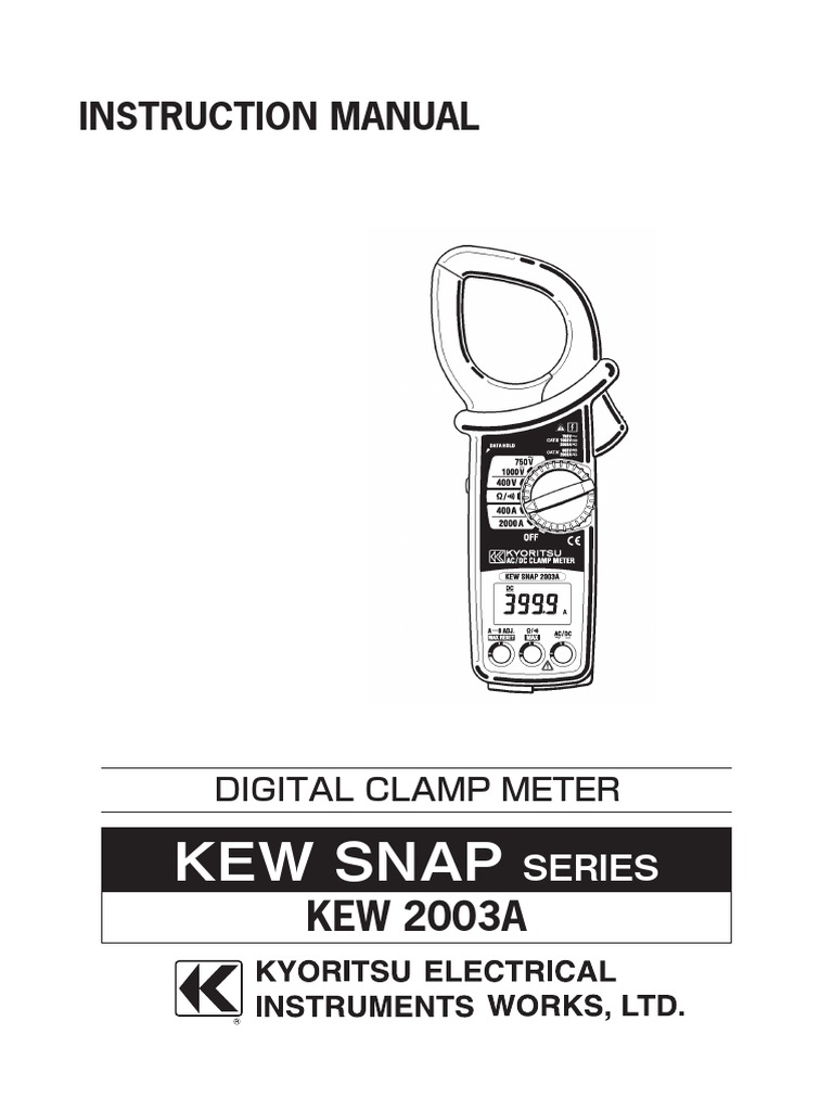Kew Snap: Instruction Manual | PDF | Alternating Current | Switch