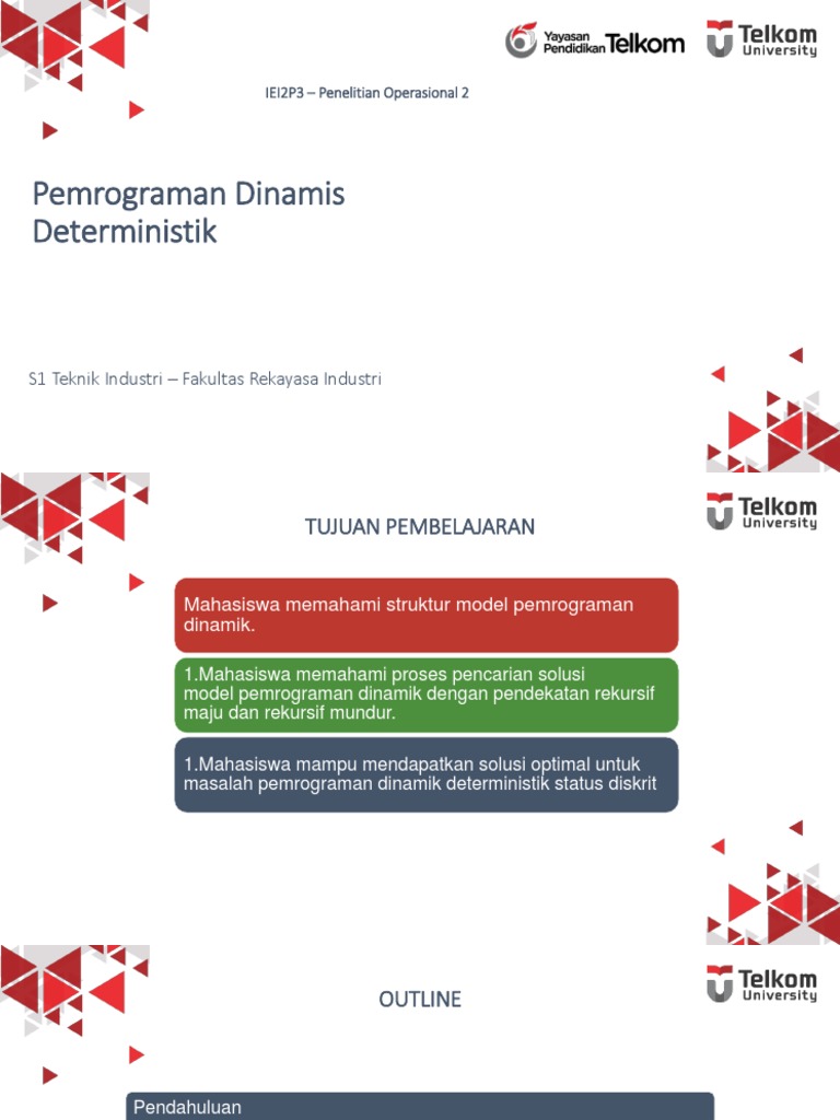 04 Pemrograman Dinamis Deterministik | PDF