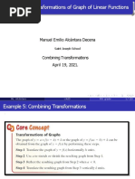 Identifying Linear Functions | PDF | Function (Mathematics) | Linearity