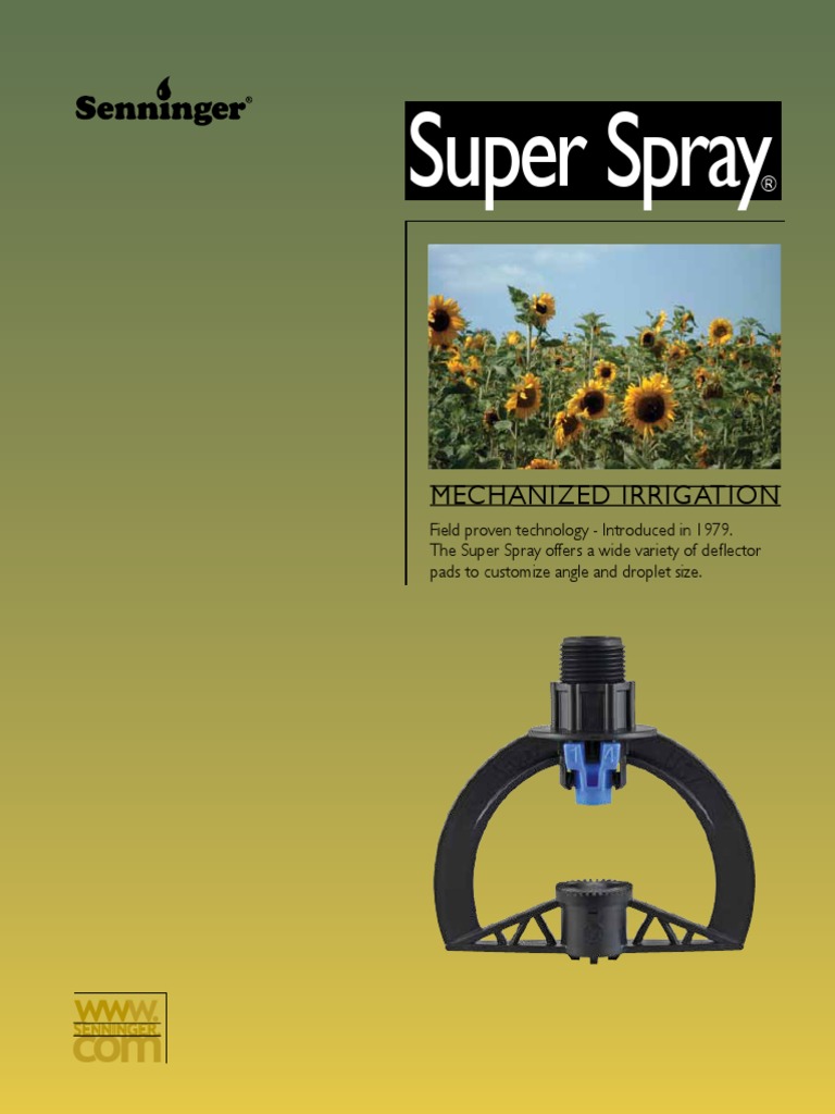 Super Spray UP3 Brochure | PDF | Irrigation | Brown