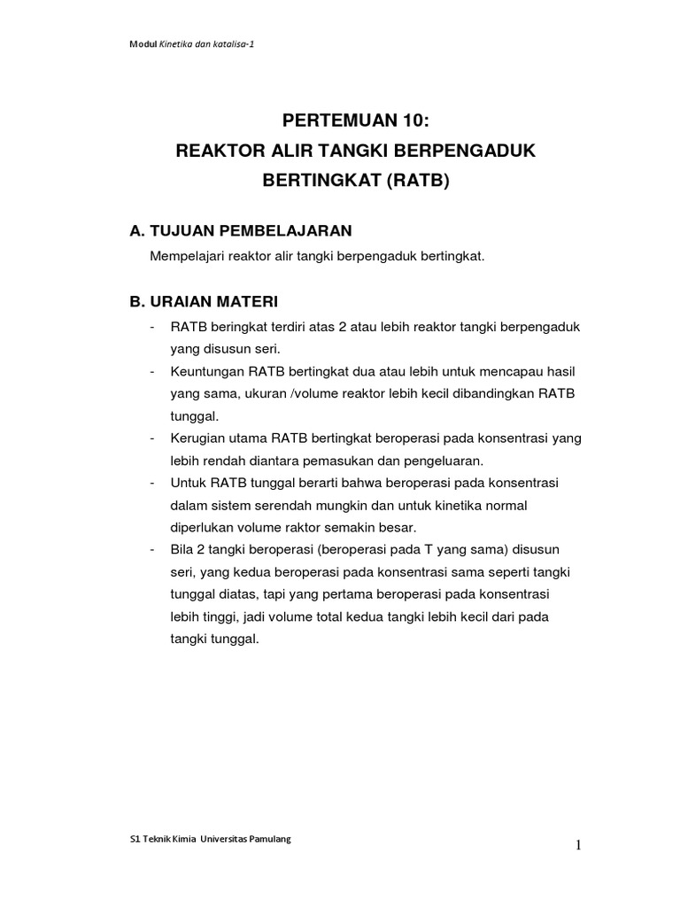 10-RATB Bertingkat | PDF | Sains & Matematika