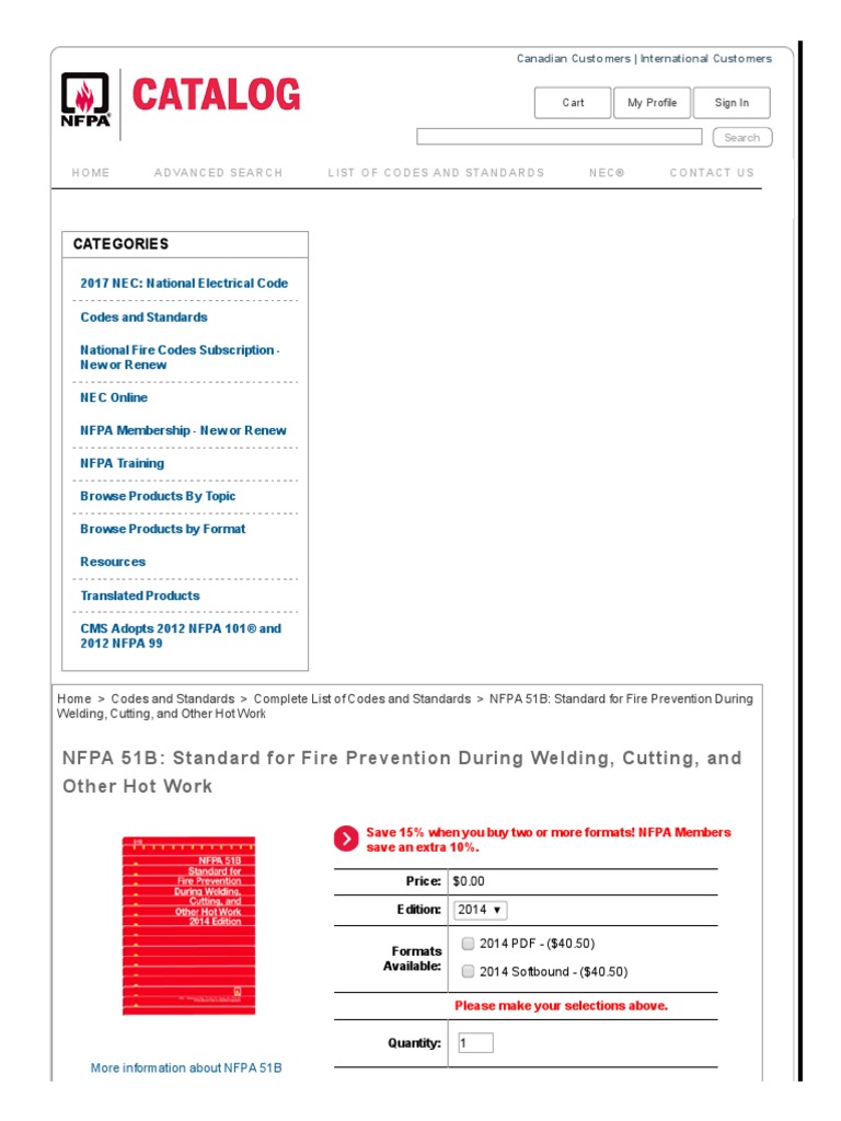Categories: NFPA 51B: Standard For Fire Prevention During Welding ...