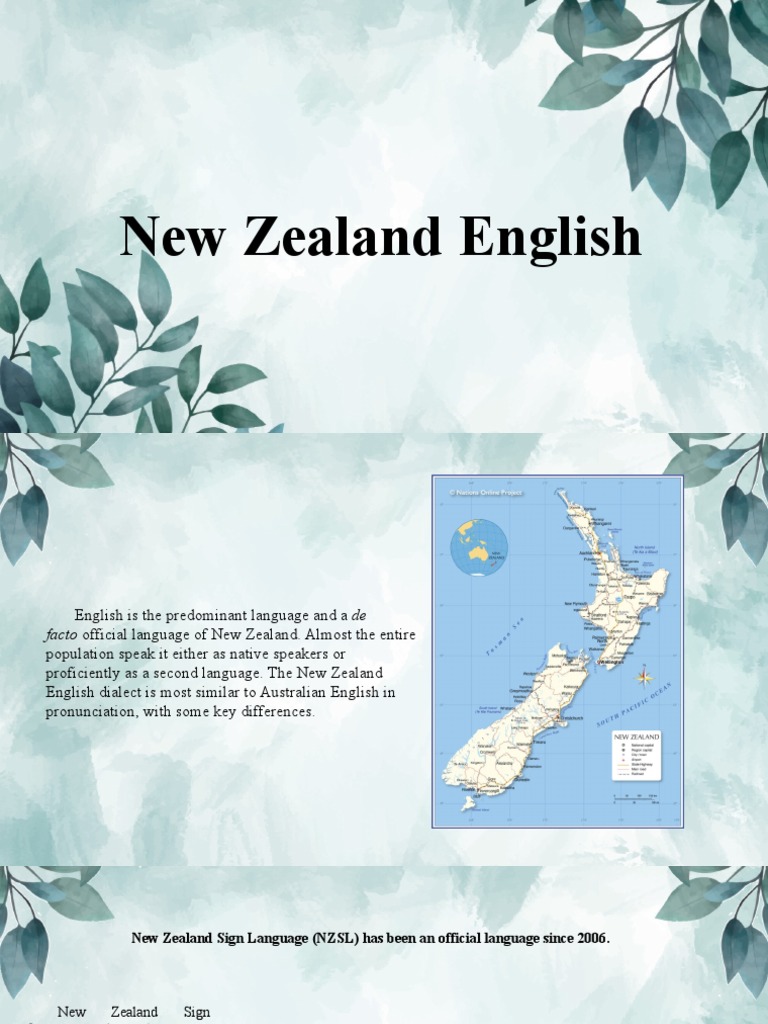 New Zealand English: Language Insights | PDF | Foreign Language Studies ...