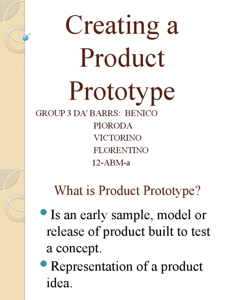 Creating A Product Prototype | PDF