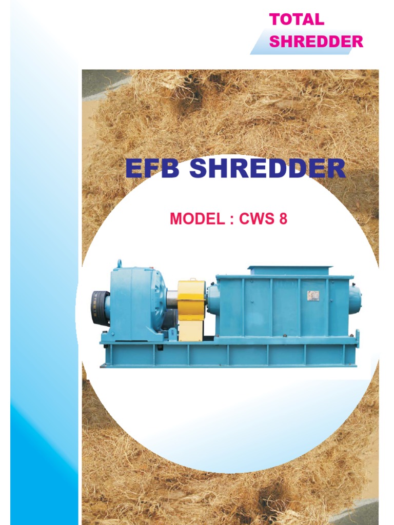 Efb Shredder: Model: Cws 8 | PDF