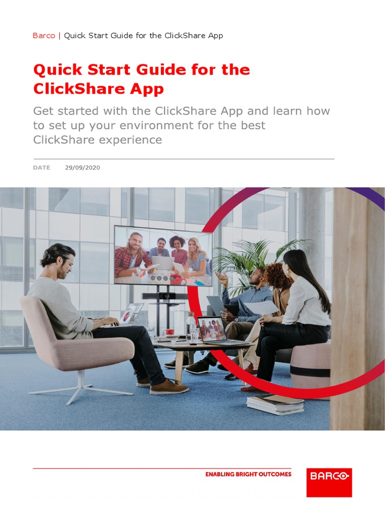 Quick Start Guide For The Clickshare App | Download Free PDF | Wi Fi ...